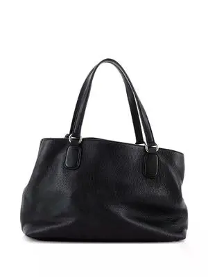 Gucci Soho Working Leather Medium Tote Bag - Black
