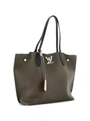 LOUIS VUITTON Lockme Go Leather Satchel