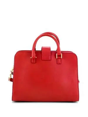 Saint Laurent Monogram Cabas Leather Baby Satchel