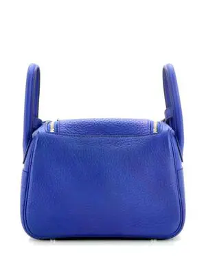 Hermès Lindy Quadrille Bag Clemence With Canvas Mini Crossbody Bag