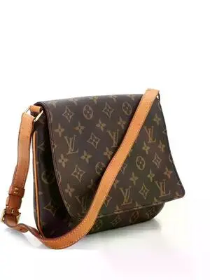 LOUIS VUITTON Monogram Canvas Musette Tango Shoulder Bag - Brown