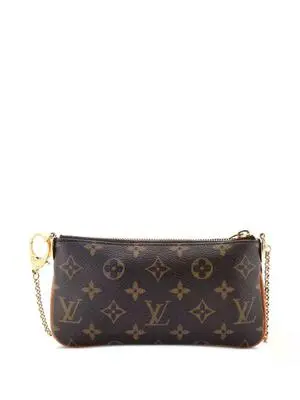LOUIS VUITTON Milla Pochette Monogram Canvas Clutch Bag