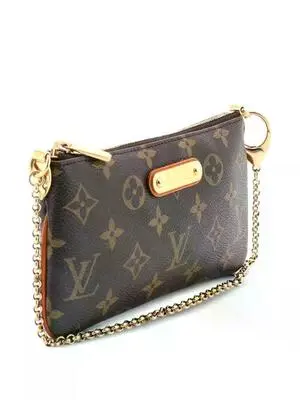LOUIS VUITTON Milla Pochette Monogram Canvas Clutch Bag