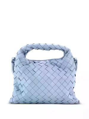 Bottega Veneta Intrecciato Nappa Mini Satchel - Blue