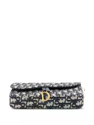 Dior Saddle Chain Clutch Bag