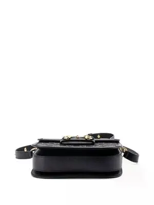 Gucci Horsebit 1955 Gg Denim Small Shoulder Bag