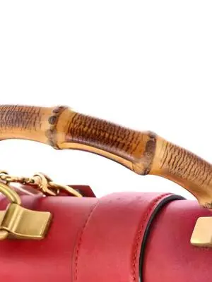 Gucci Dionysus Bamboo Top Handle Leather Medium Satchel