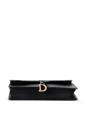 Dior Saddle Chain Leather Clutch Bag