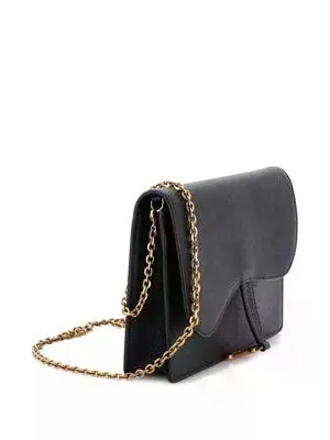 Dior Saddle Chain Leather Clutch Bag