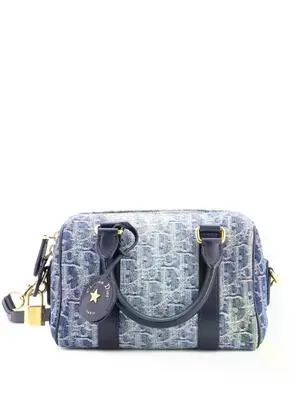 Dior Groove Convertible Bowling Bag - Blue