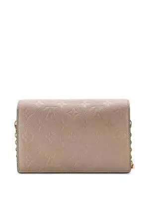 LOUIS VUITTON Vavin Chain Wallet Nm Monogram Empreinte Leather Crossbody Bag - Neutrals