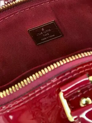 LOUIS VUITTON Alma Handbag Monogram Vernis Bb Satchel