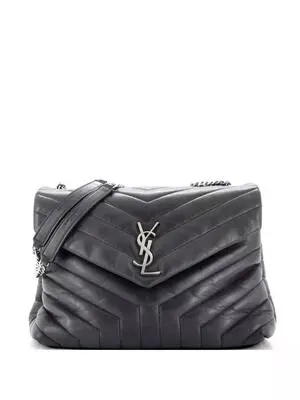 Saint Laurent Loulou Matelasse Chevron Leather Medium Shoulder Bag