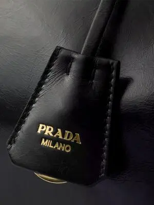 Prada Bonnie Large Leather Handbag