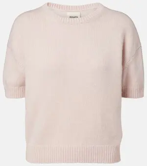 Khaite Golden Cashmere Sweater - Pink