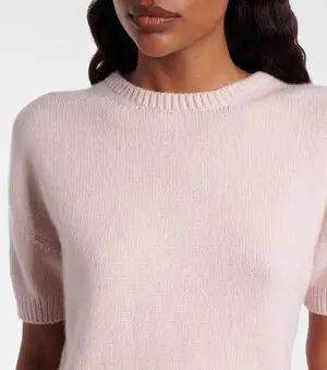 Khaite Golden Cashmere Sweater - Pink