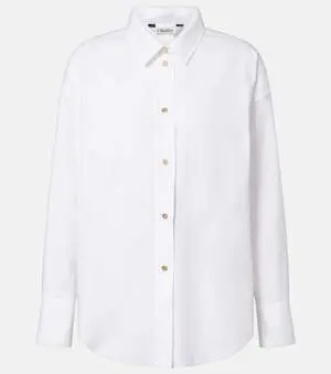 Max Mara Cotton Poplin Oxford Shirt - White