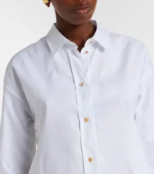 Max Mara Cotton Poplin Oxford Shirt - White