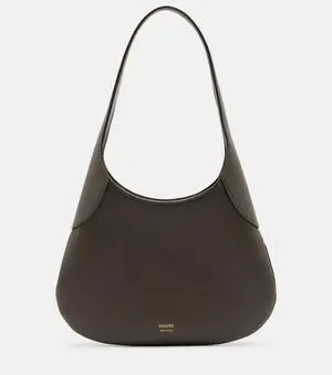 Khaite Joan Small Leather Shoulder Bag - Grey