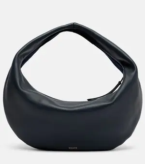 Khaite Olivia Medium Leather Shoulder Bag - Blue