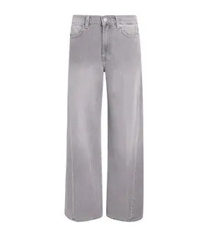7 For All Mankind Lotta High-rise Wide-leg Jeans