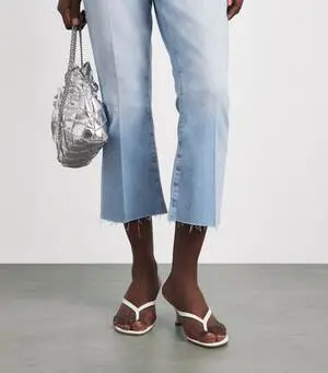 L'Agence Cropped Kendra Flared Jeans