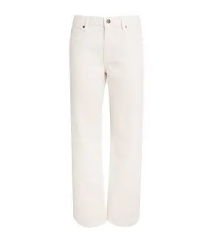 FRAME The Saturday Low-rise Straight Jeans