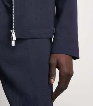 BOSS Wool-blend Zip-up Bomber Jacket