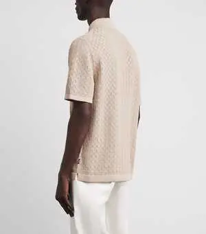 BOSS Jacquard Short-sleeve Shirt