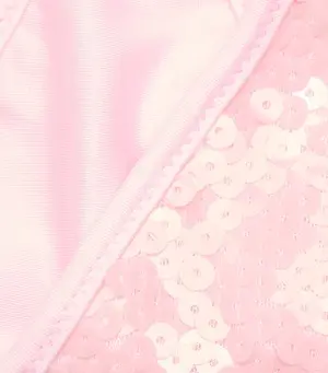 Oseree Sequin Embellished Triangle Bikini
