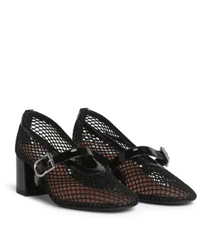 Alaïa Mesh Babies Pumps 55 - Black