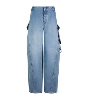 Alaïa Relaxed Cargo Jeans