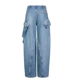 Alaïa Relaxed Cargo Jeans