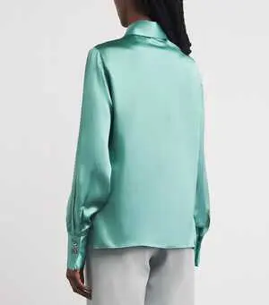 Eleventy Silk Long-sleeve Shirt
