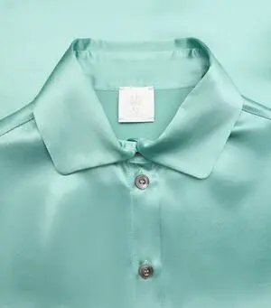 Eleventy Silk Long-sleeve Shirt