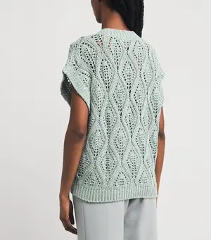 Eleventy Cotton-blend V-neck Sweater