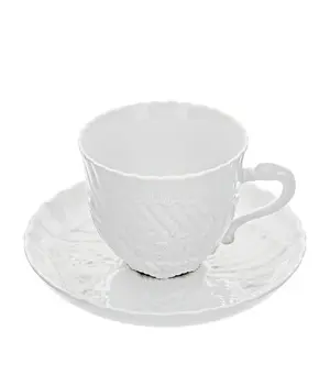 MEISSEN Swan Service Cappuccino Cup And Saucer - White
