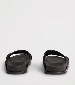 Brioni Suede Crossover Slides