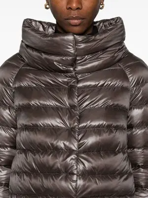 Herno Sofia Nylon Cape - Grey