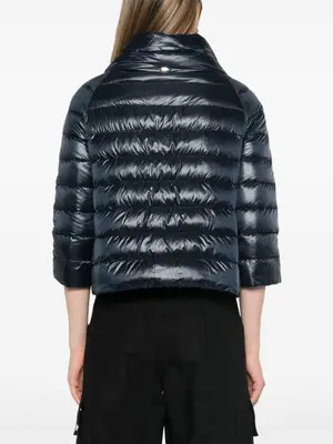 Herno Sofia Nylon Cape - Blue