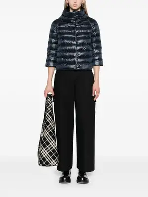 Herno Sofia Nylon Cape - Blue