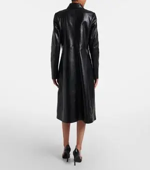 Gucci Interlocking G Leather Coat