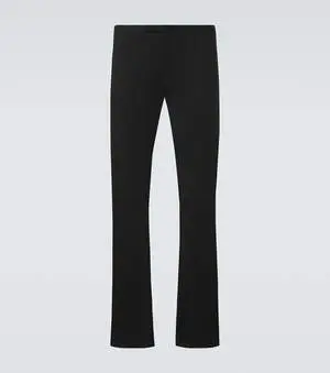 Gucci Wool Straight-leg Trousers - Black