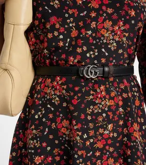 Gucci Gg Marmont Reversible Canvas Belt