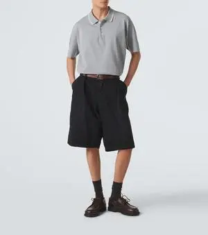 FRAME Cotton Pique Polo Shirt