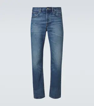 FRAME Mid-rise Straight Jeans