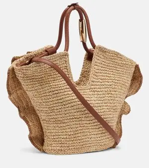 Zimmermann Small Raffia Top-handle Bag