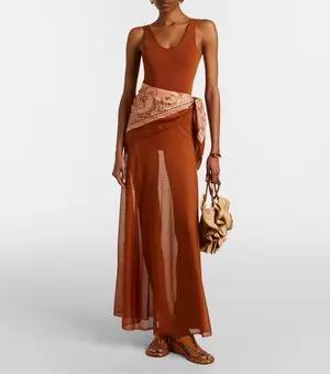 Zimmermann Small Raffia Top-handle Bag