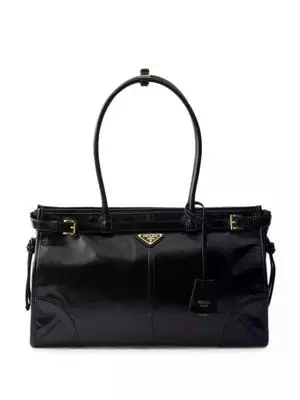 Prada Bonnie Large Leather Handbag
