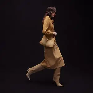 Gucci Jackie 1961 Medium Shoulder Bag Suede - Beige